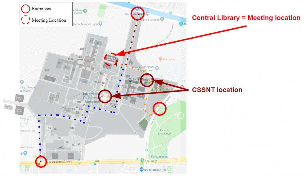 Arrival Instructions – CSSNT-UPB